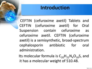 SWOT Analysis of cefuroxime axetil | PPT