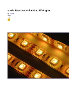 295889096 music-reactive-multicolor-led-lights | PDF