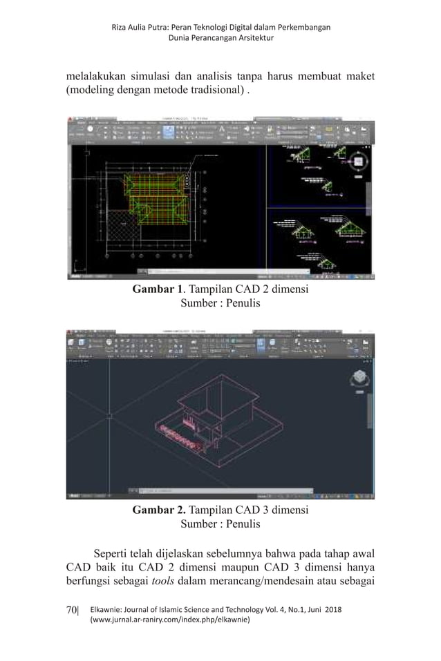 PERAN TEKNOLOGI DIGITAL DALAM PERKEMBANGAN DUNIA PERANCANGAN ARSITEKTUR | PDF