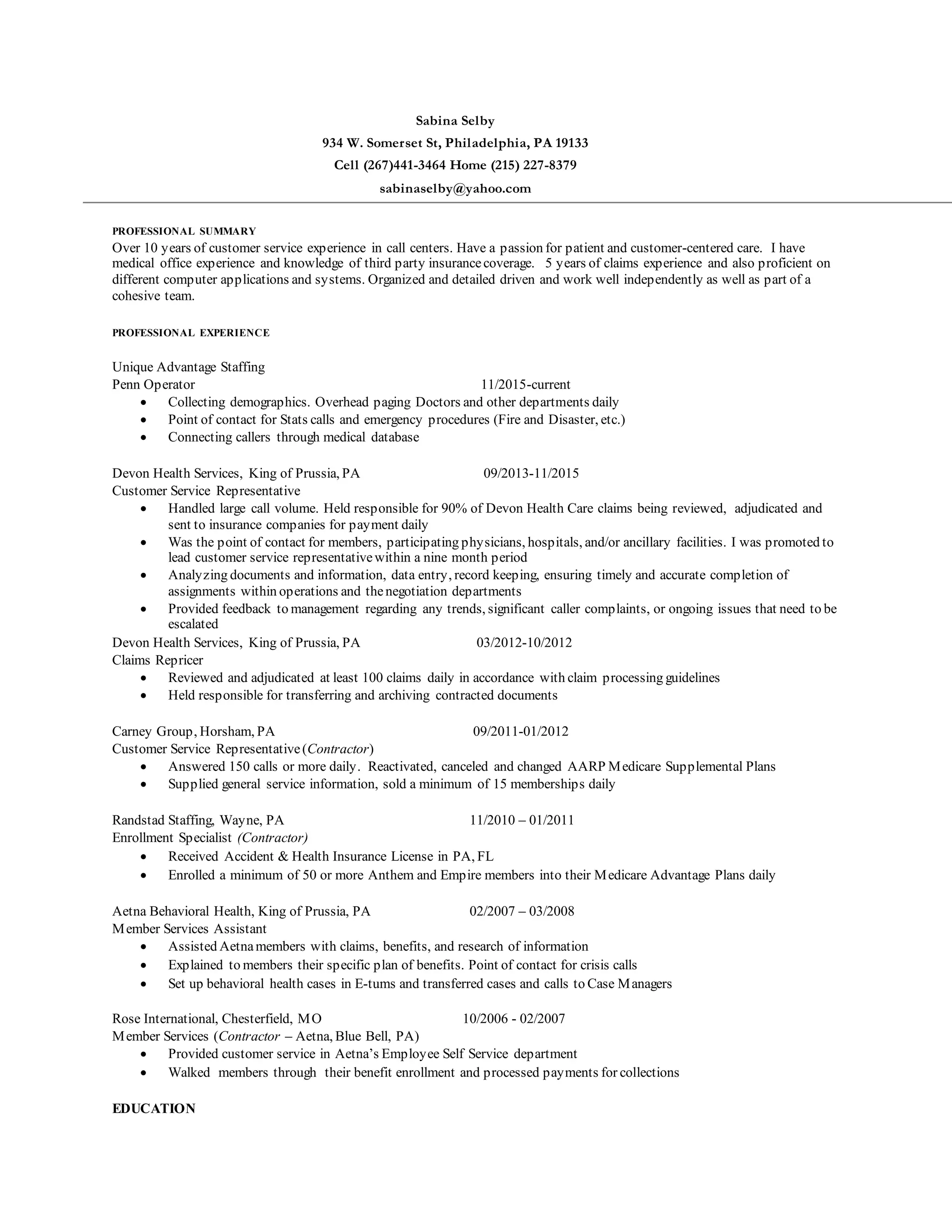 SS resume 6 | PDF