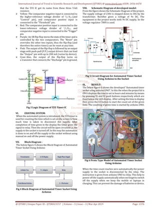 Automated Timer Socket using Arduino | PDF