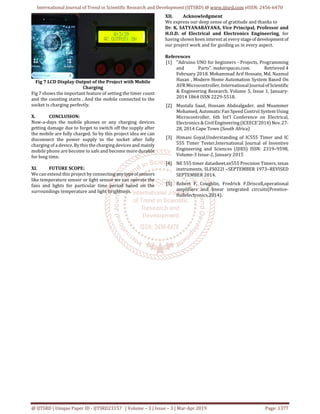Automated Timer Socket using Arduino | PDF