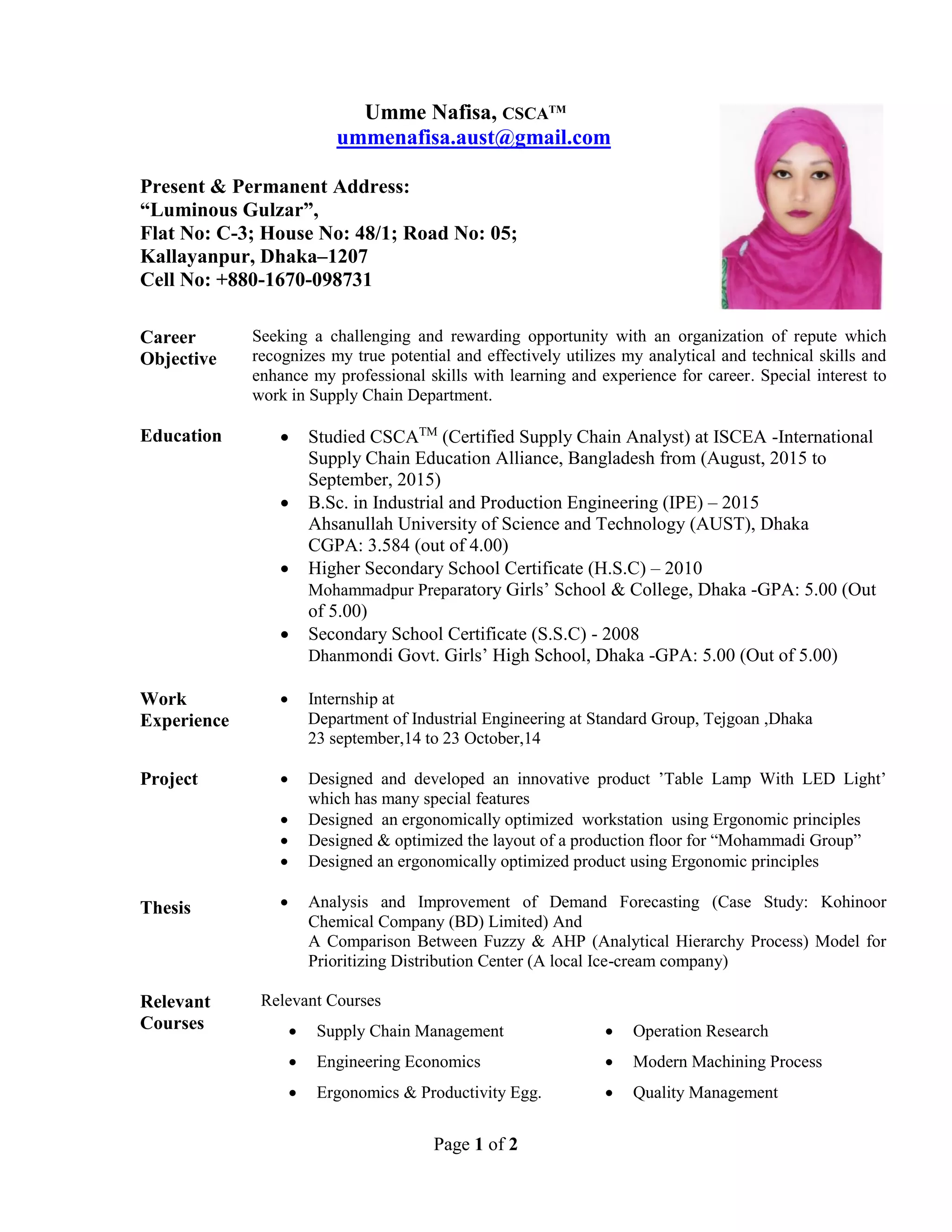Resume For Job | PDF