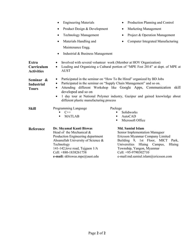 Resume For Job | PDF