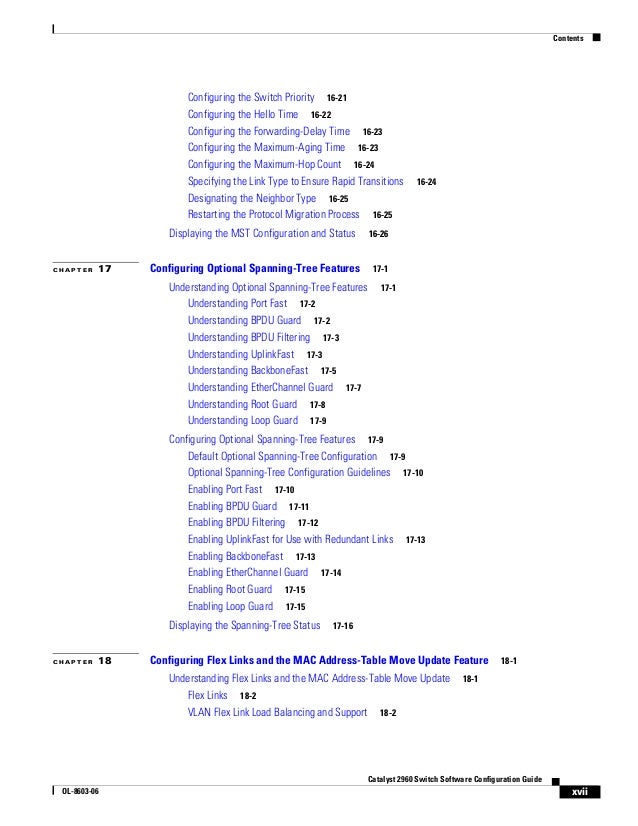 Cisco 2960 Switch Configuration