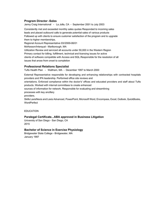 Tracey resume | PDF | Home Financing | Personal Debt