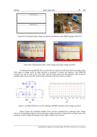 Topological Comparison of Dual-Input DC-DC Converters | PDF