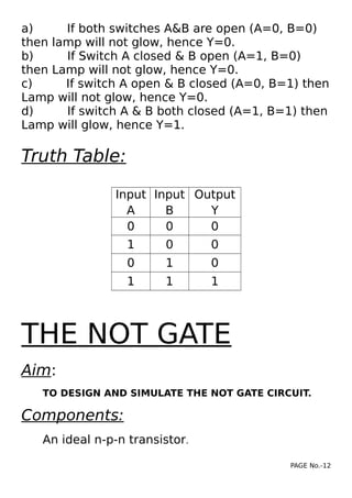 296779866 c-b-s-e-class-12-physics-project-on-logic-gates | PDF