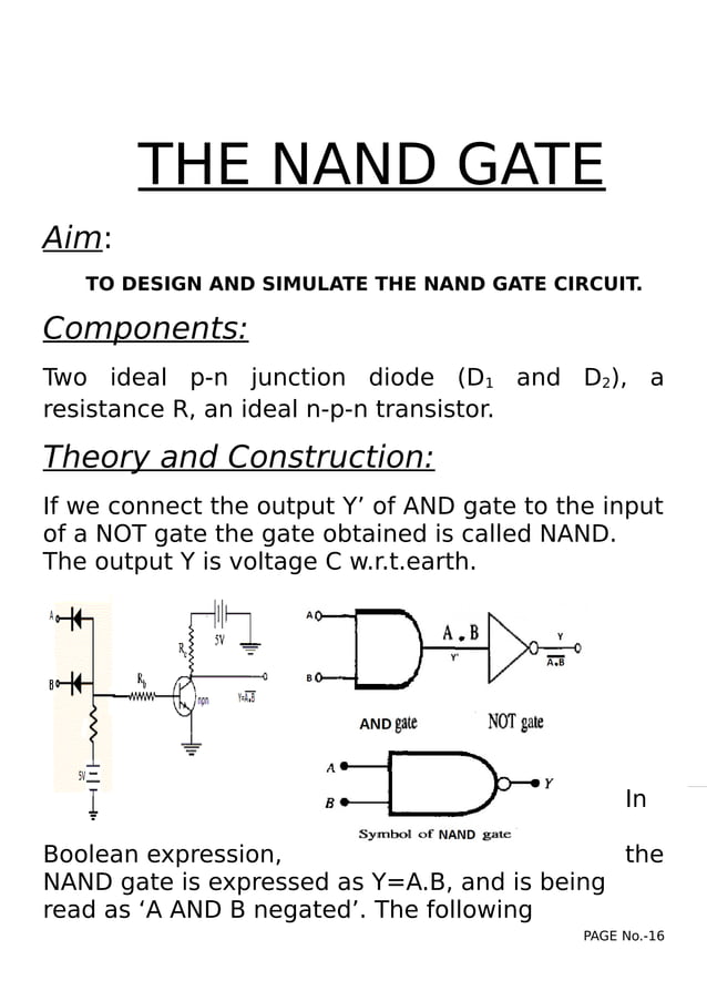 296779866 c-b-s-e-class-12-physics-project-on-logic-gates | PDF