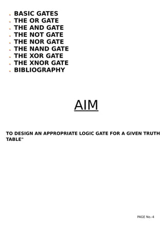 296779866 c-b-s-e-class-12-physics-project-on-logic-gates | PDF