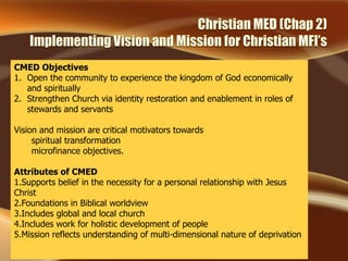 TUL 560-6-1Christian Microenterprise Development | PPTX