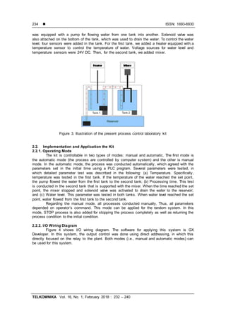 Low-cost and Portable Process Control Laboratory Kit | PDF
