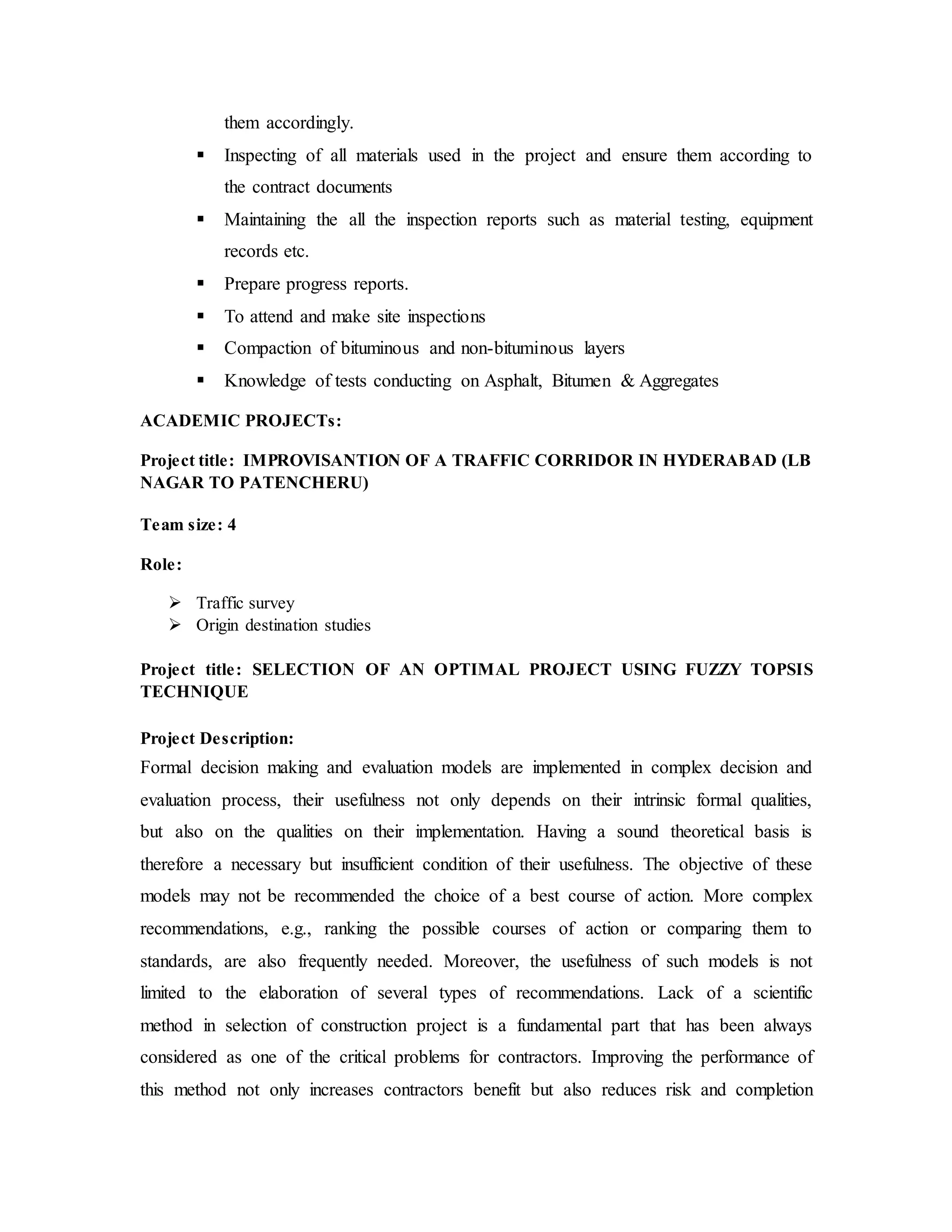 Civil Site Engg_Raviteja B | DOCX