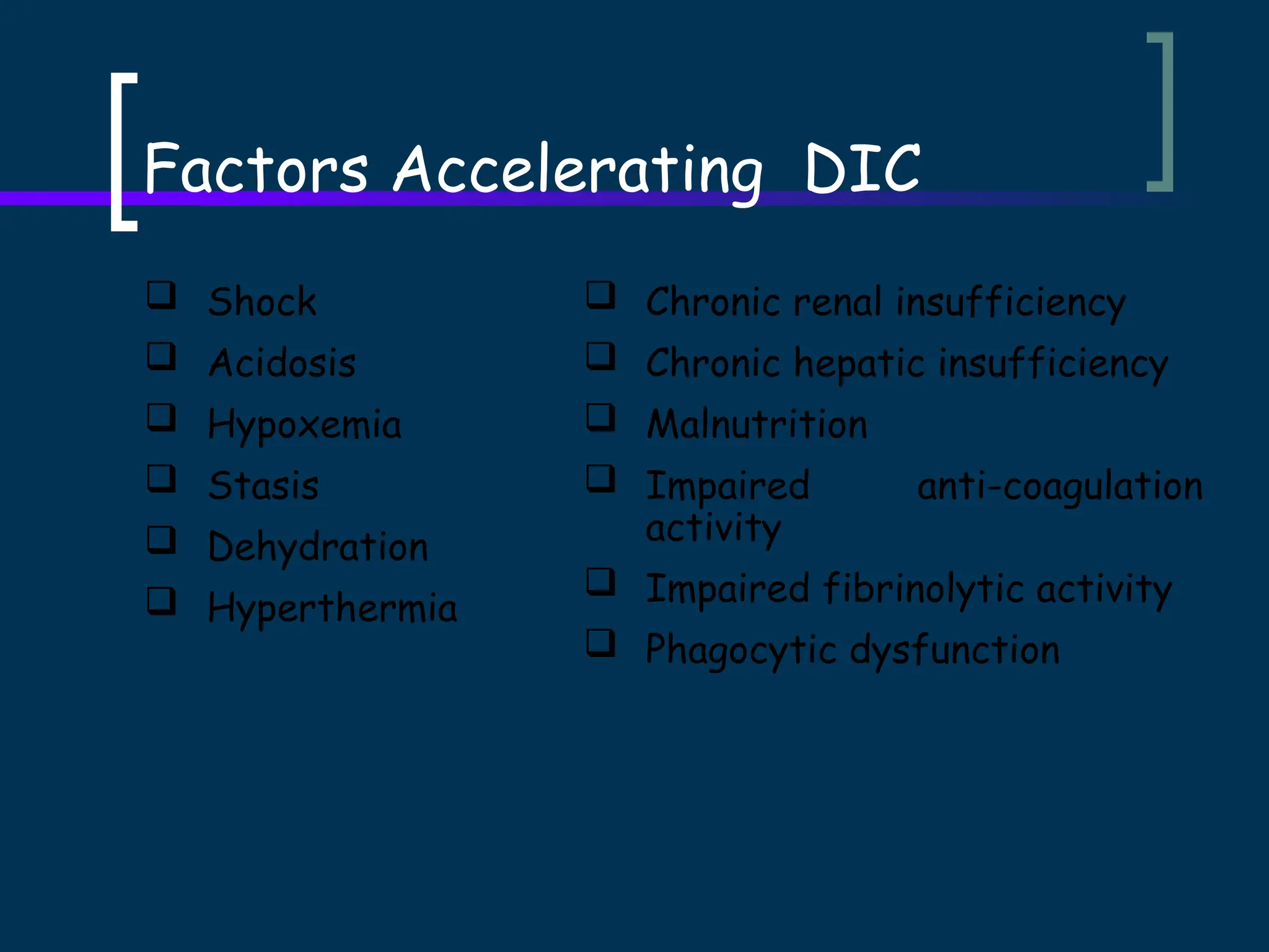 Disseminated Intravascular Coagulation (DIC)ation | PPT