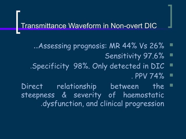 Disseminated Intravascular Coagulation (DIC)ation | PPT