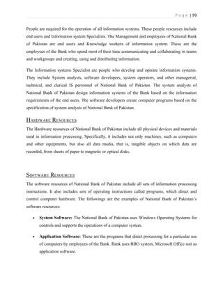 national bank of pakistan internship report approved | PDF