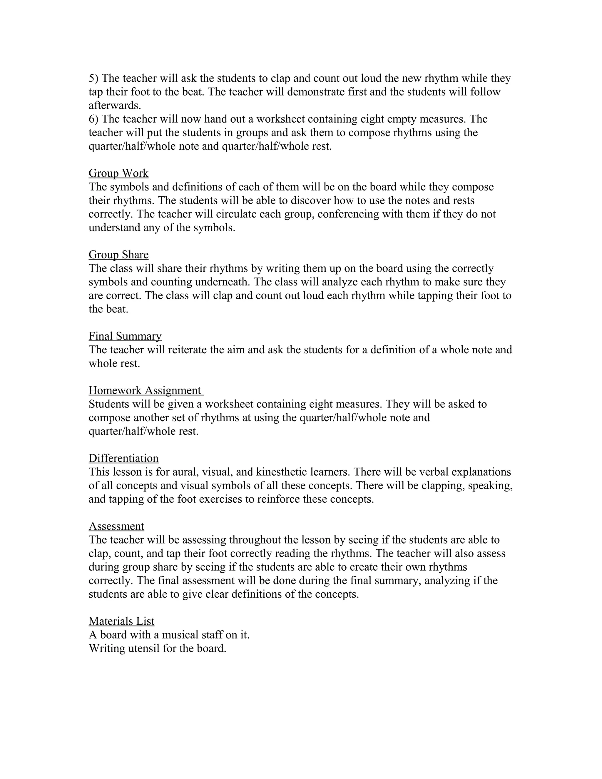 music in sec schools midterm project | PDF