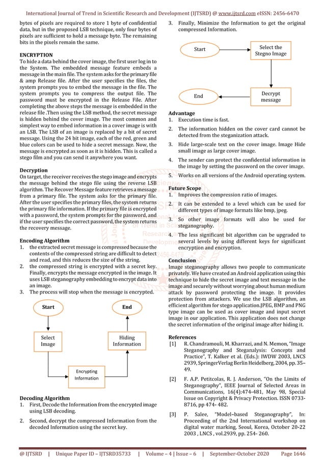 Android Based Image Steganography | PDF | Internet | Computing