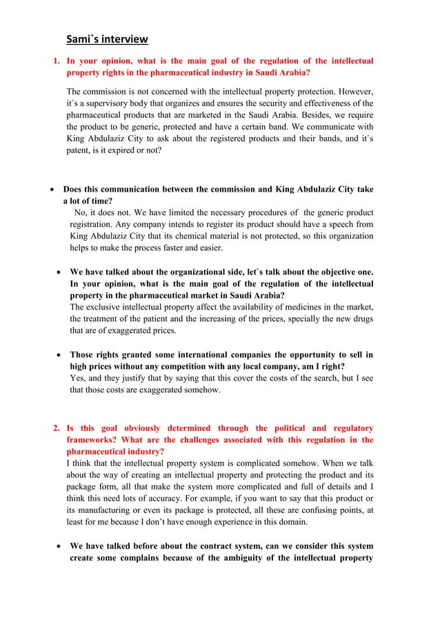 Sami final interview | PDF