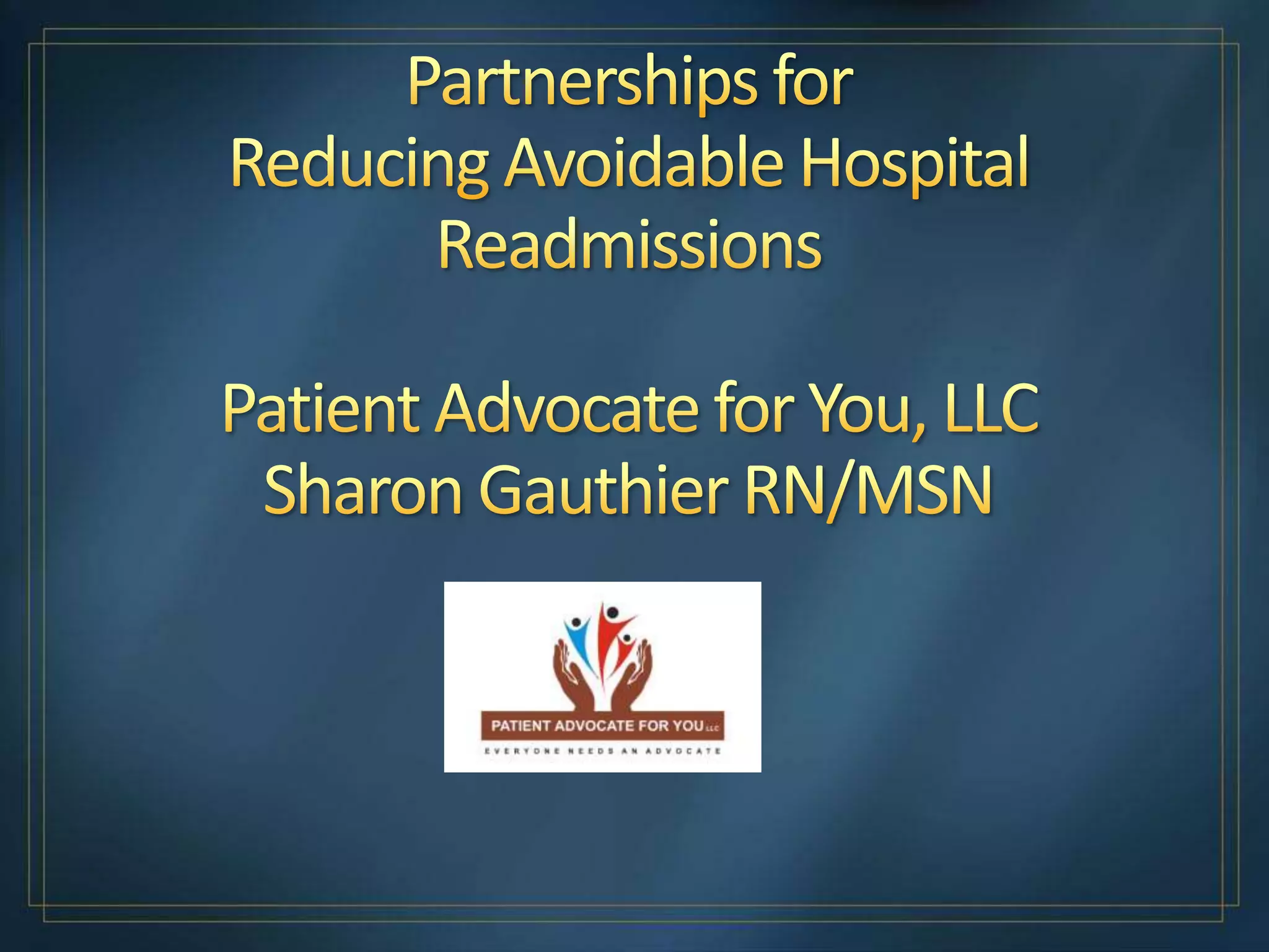 Readmission Powerpoint - | PPTX