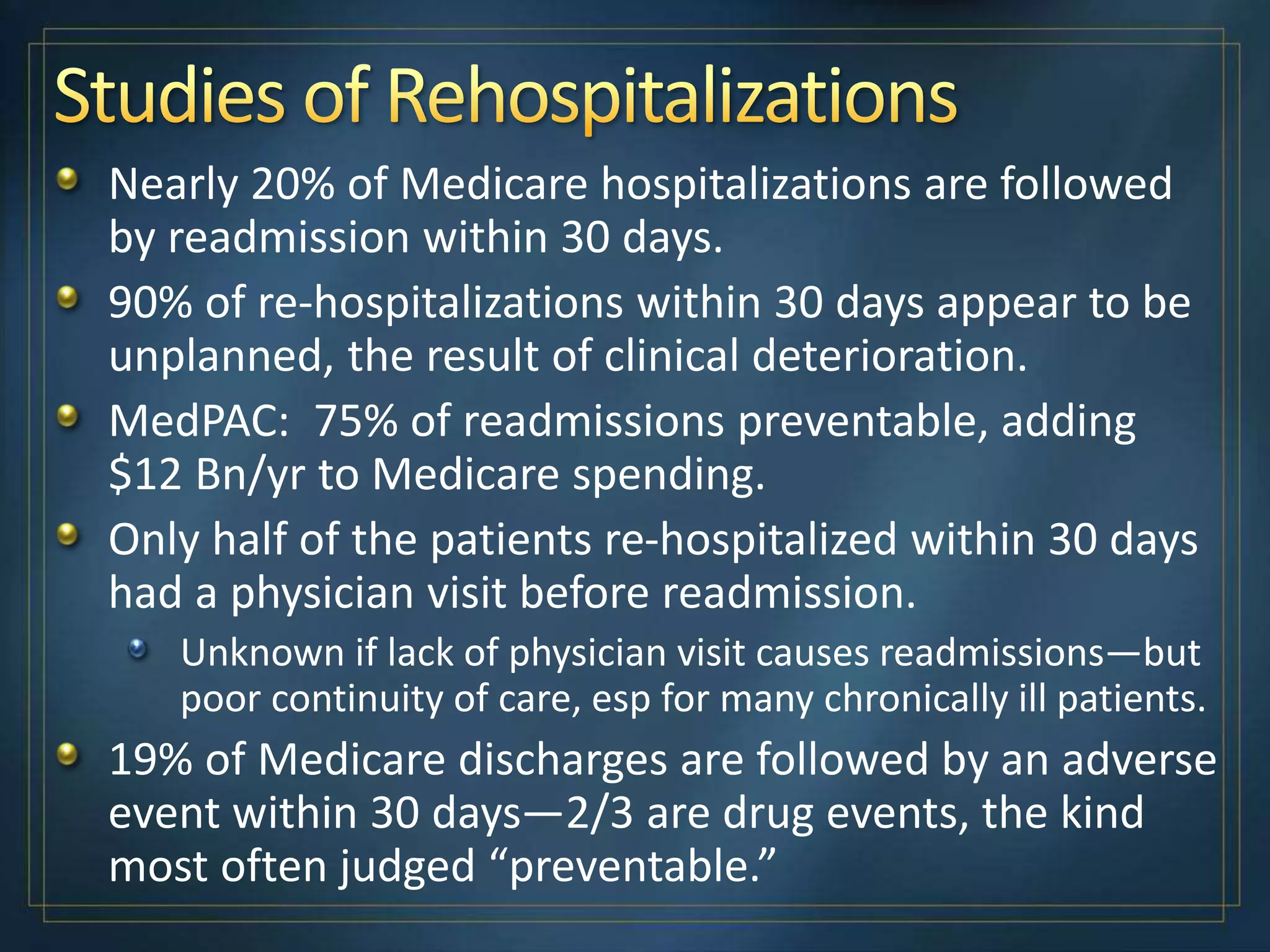 Readmission Powerpoint - | PPTX