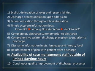 Readmission Powerpoint - | PPTX