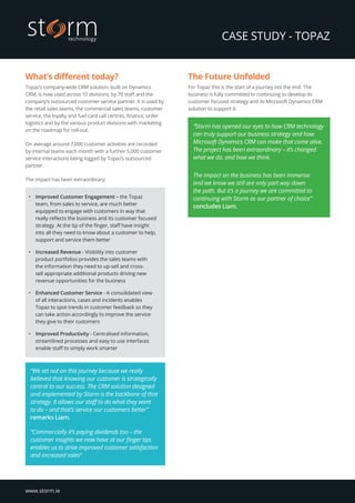 Storm Topaz case study | PDF