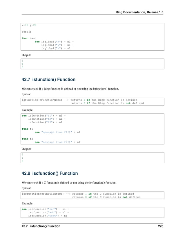 The Ring programming language version 1.5 book - Part 6 of 31 | PDF