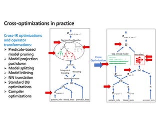 Raven: End-to-end Optimization of ML Prediction Queries | PPT