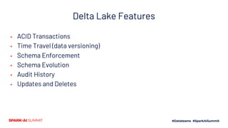 Building Data Quality Audit Framework using Delta Lake at Cerner | PPT