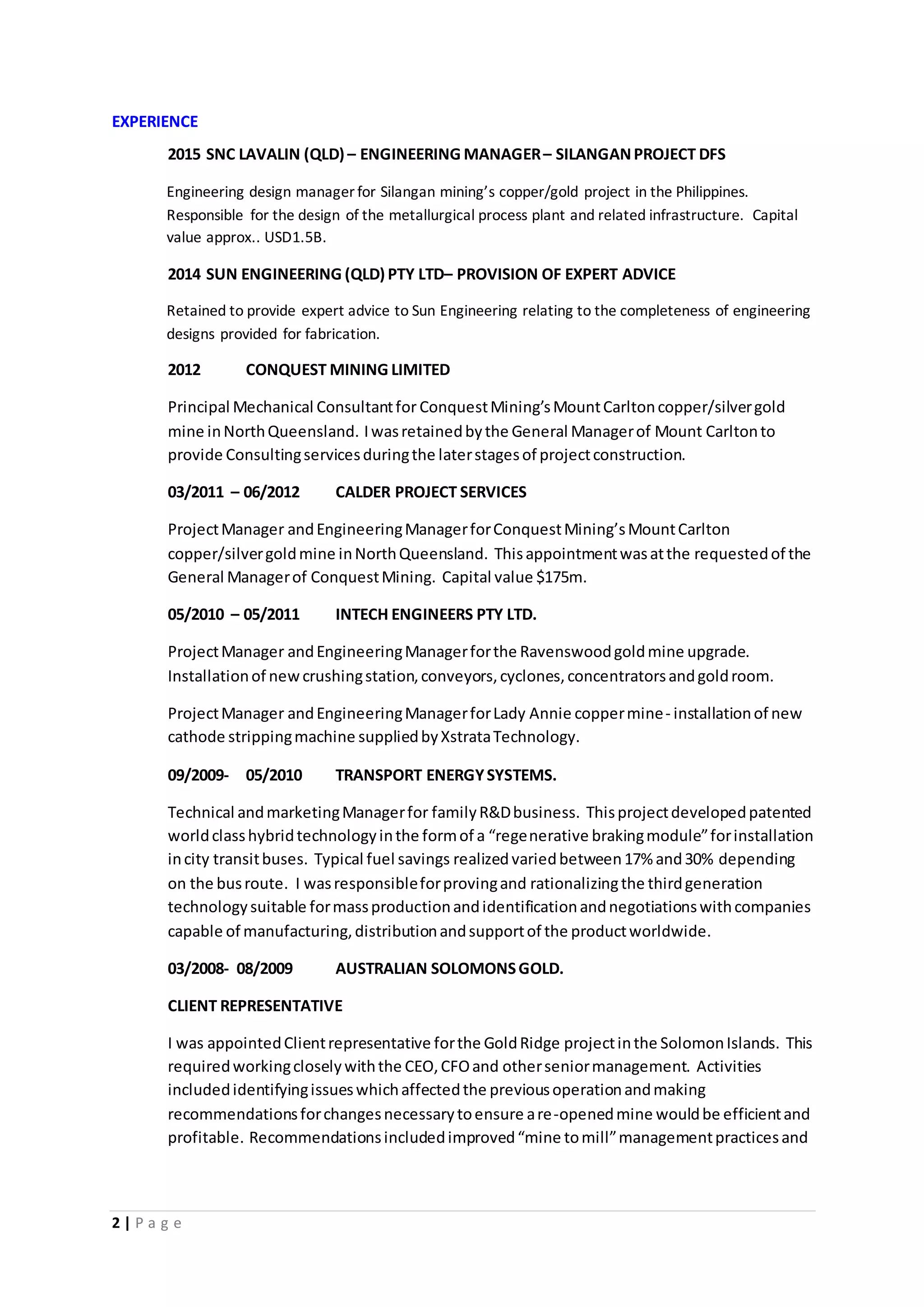 Scott Bullock CV 25112016 | DOCX