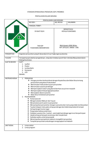 297177799 sop-promkes | PDF