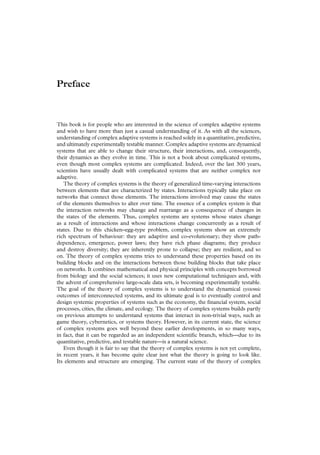 Introduction to the Theory of Complex Systems Stefan Thurner | PDF