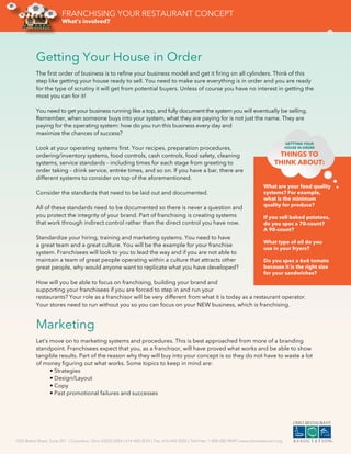 E-Book Franchising Your Restaurant Concept_4-1-2015 | PDF