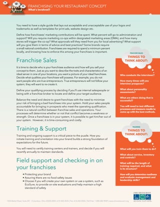 E-Book Franchising Your Restaurant Concept_4-1-2015 | PDF