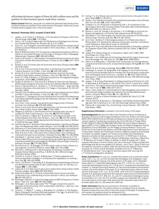 3.3-million-year-old stone tools from Lomekwi 3, West Turkana, Kenya | PDF