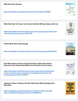 Write Now Write On Grades 612 Rebecca G Harper | PDF