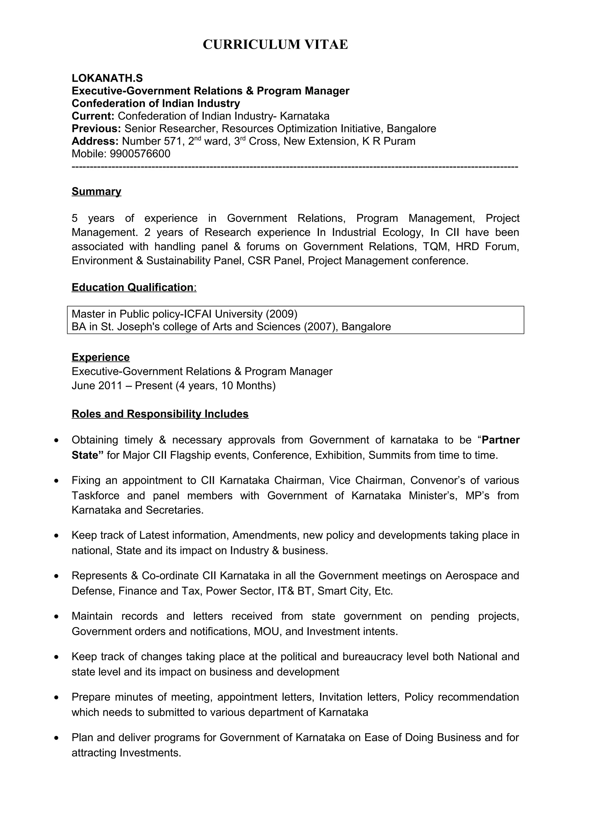 CV-Lokanath (3) | DOC