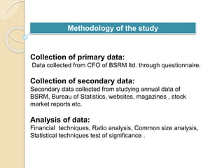 Finalcial Structure of BSRM | PPTX