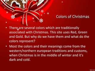 colors of christmas | PPTX