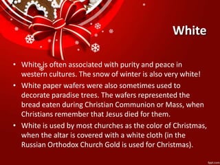 colors of christmas | PPTX