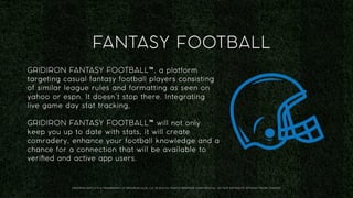 PitchDeck_GridironMatch Final | PDF