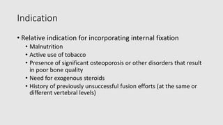 297 Anterior cervical instrumentation complete | PPTX