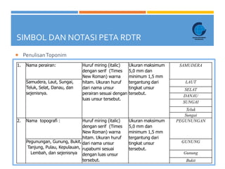 Tata Cara Rekomendasi BIG pada Lampiran Peta RDTR | PDF