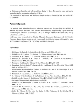Proteins research by vibrational spectroscopy | PDF