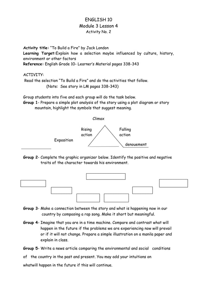 298212231 3rd-quarter-english-10 | PDF | Fiction | Books and Literature