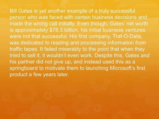 Amazing Examples of Successful People Overcoming Adversity | PPT