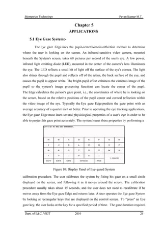 Biometrics Technology Seminar Report. | DOC