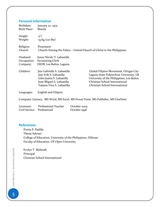 Resume_LBSL_2016 | PDF