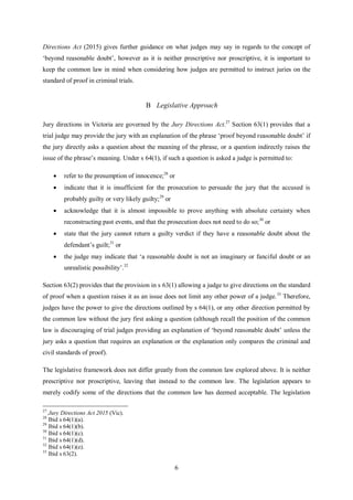 Reasonable Doubt...and Beyond - the case for defining the standard of ...